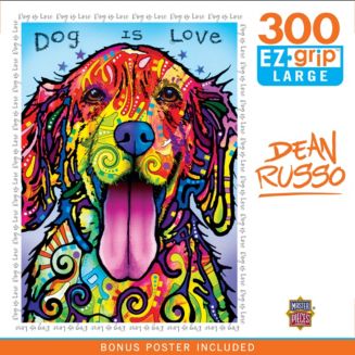 MasterPieces Dean Russo - Dog is Love 300 Piece EZ Grip Jigsaw Puzzle ...