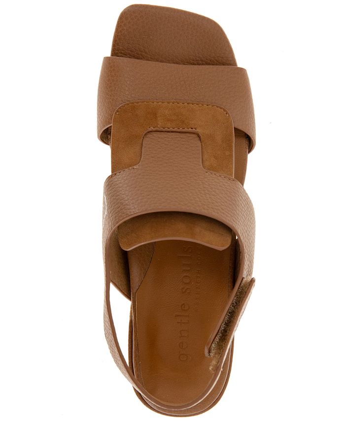 Gentle Souls Women's Park Interlock Slingback Sandals - Macy's
