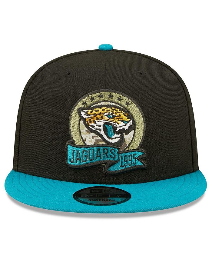 New Era Men's Black, Aqua Jacksonville Jaguars 2022 Salute To Service ...