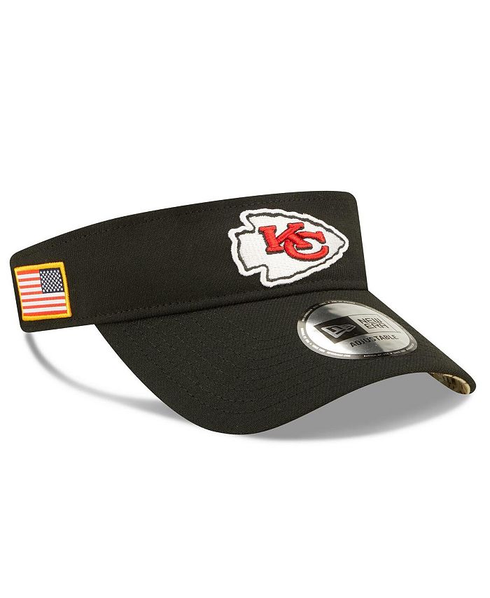 New Era Men's Black Kansas City Chiefs 2022 Salute To Service Visor ...