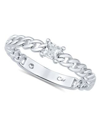 And Now This Demi Fine Cubic Zirconia (0.3 ct.t.w.) Frozen Chain Link ...