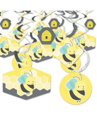 Big Dot of Happiness Honey Bee - Party Hanging Decor - Party Decoration ...