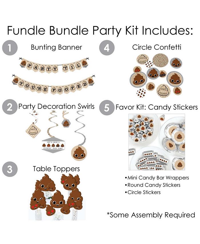 Big Dot of Happiness Party 'Til You're Pooped - Poop Emoji Party ...