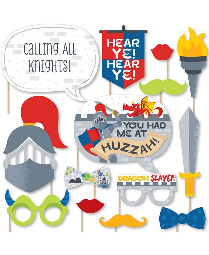 Big Dot of Happiness Calling All Knights and Dragons - Birthday Party ...