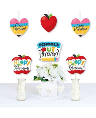 Teacher Retirement - Decorations DIY Happy Retirement Party Essentials ...