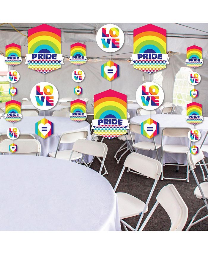 Big Dot of Happiness Love is Love - LGBTQIA+ Pride DIY Backdrop ...