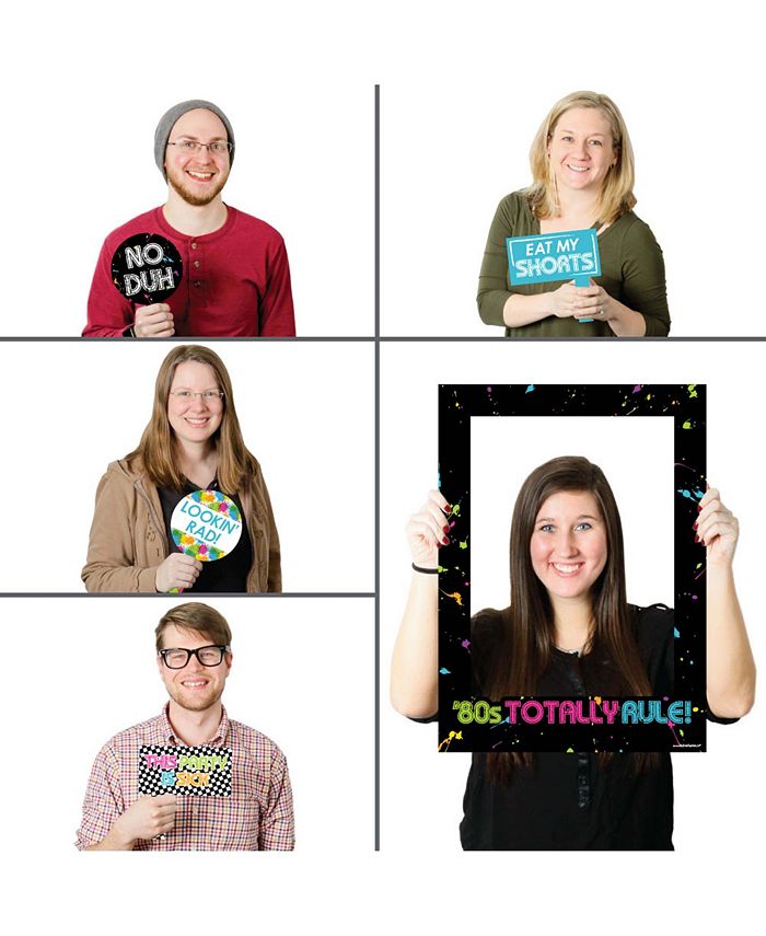 Big Dot of Happiness 80's Retro - Totally 1980s Party Selfie Photo ...