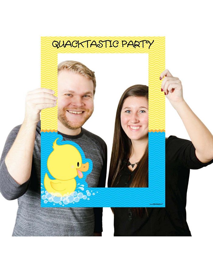 Big Dot of Happiness Ducky Duck - Birthday Party Baby Shower Selfie ...
