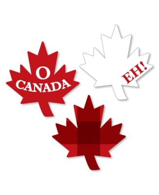 Big Dot of Happiness Canada Day - DIY Shaped Canadian Party Cut-Outs ...