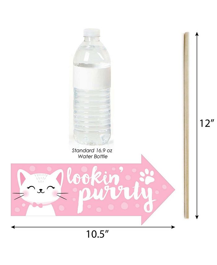 Big Dot of Happiness Funny Purr-fect Kitty Cat - Kitten Meow Party ...