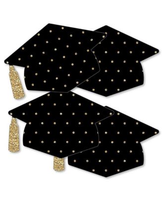 Gold - Tassel Worth The Hassle - Grad Cap Decor DIY Grad Party ...