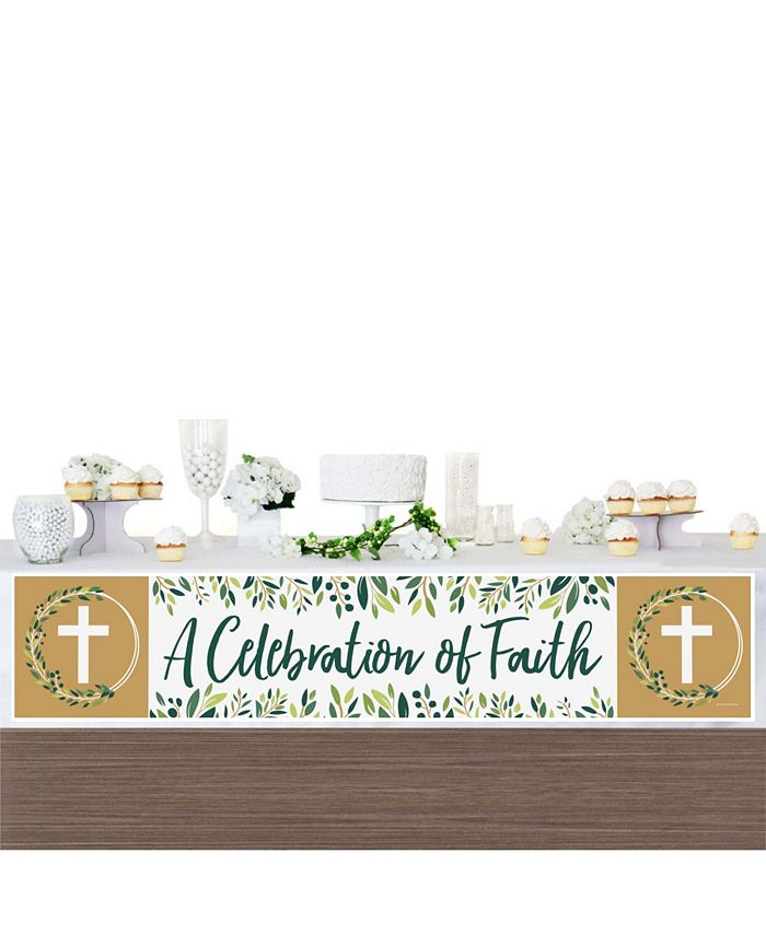 Big Dot of Happiness Elegant Cross - Religious Party Decorations Party ...