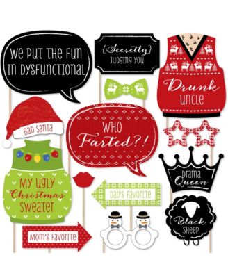 Christmas Family Reunion - Fun Family Holiday Party Photo Booth Props ...