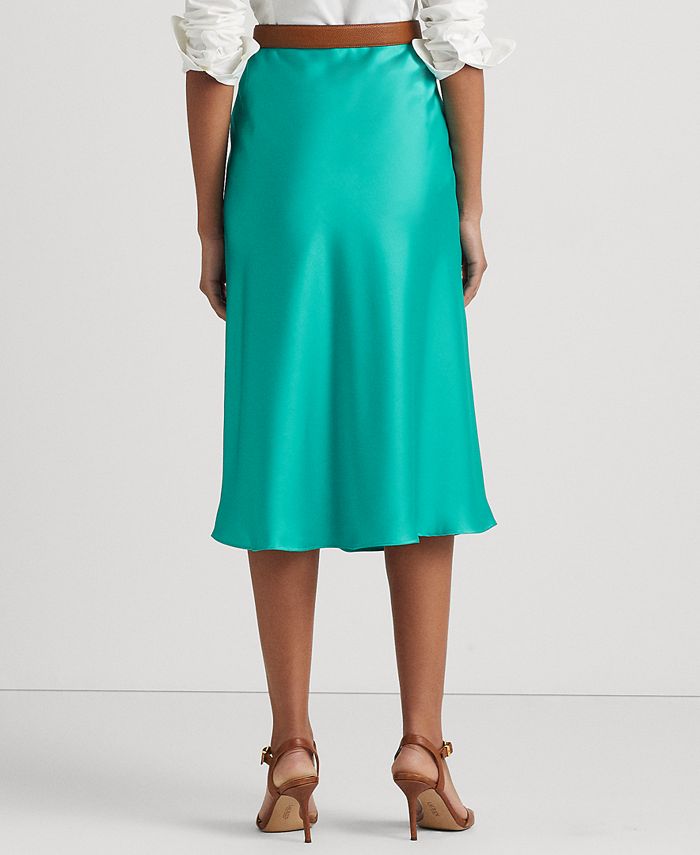 Lauren Ralph Lauren Women's Satin Charmeuse A-Line Skirt & Reviews - Skirts - Women - Macy's