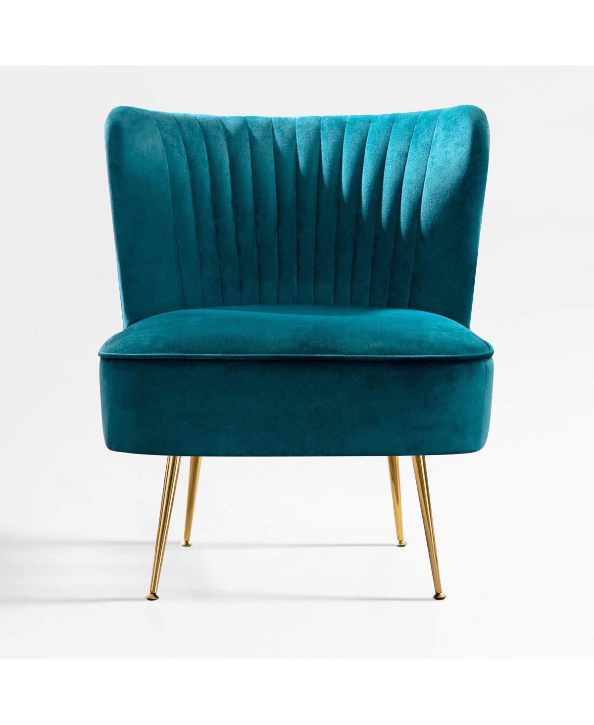 Click here for 25 Wide Upholstered Tufted Velvet Accent Chair Wit... prices