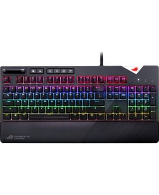 ASUS ROG Strix Flare (Cherry MX Red) Aura Sync RGB Mechanical Gaming ...