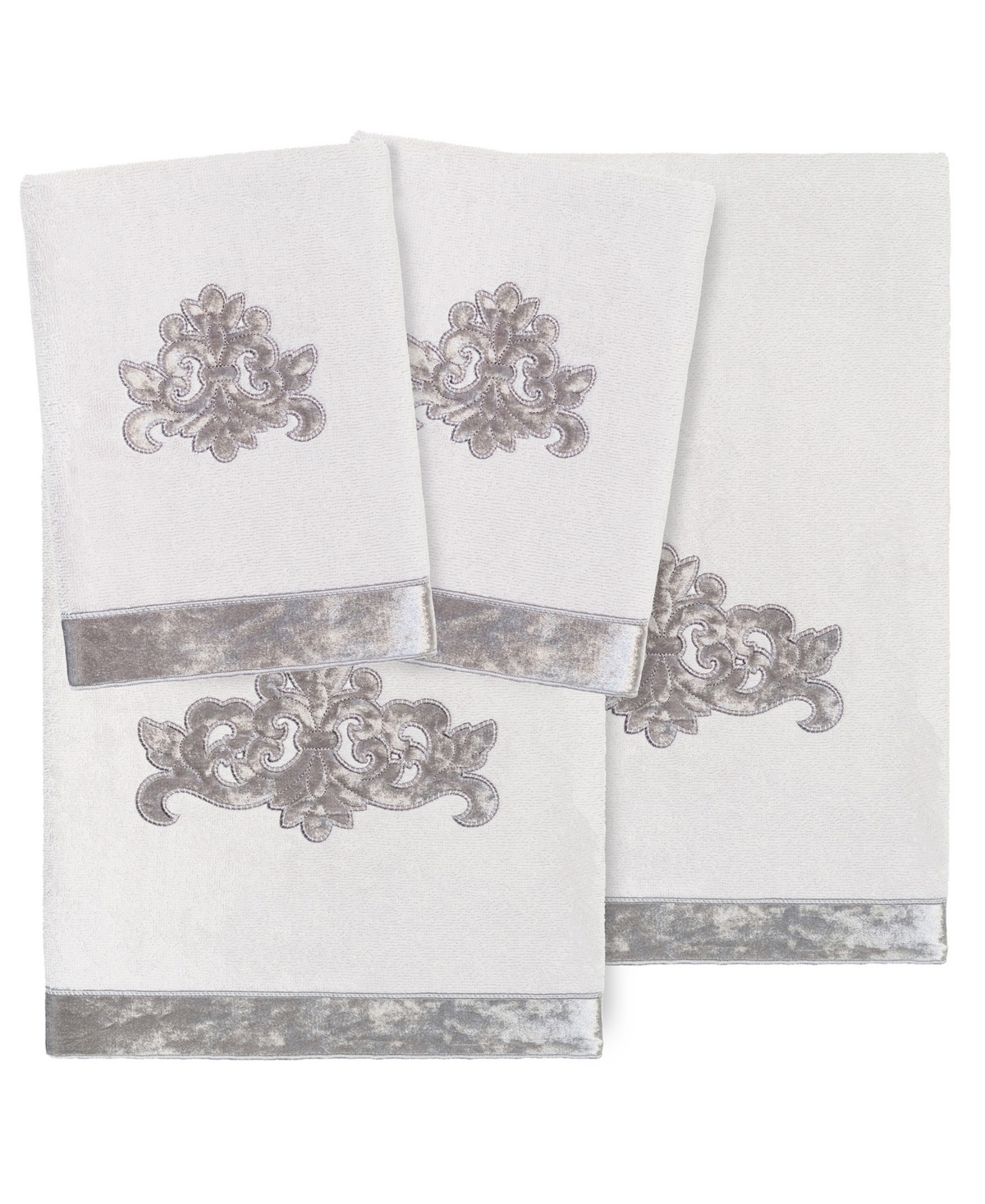 Click here for Linum Home Turkish Cotton May Embellished 4-Pc. Ba... prices