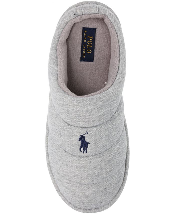 Polo Ralph Lauren Men's Emery Quilted Tech Fleece Clog Slipper - Macy's