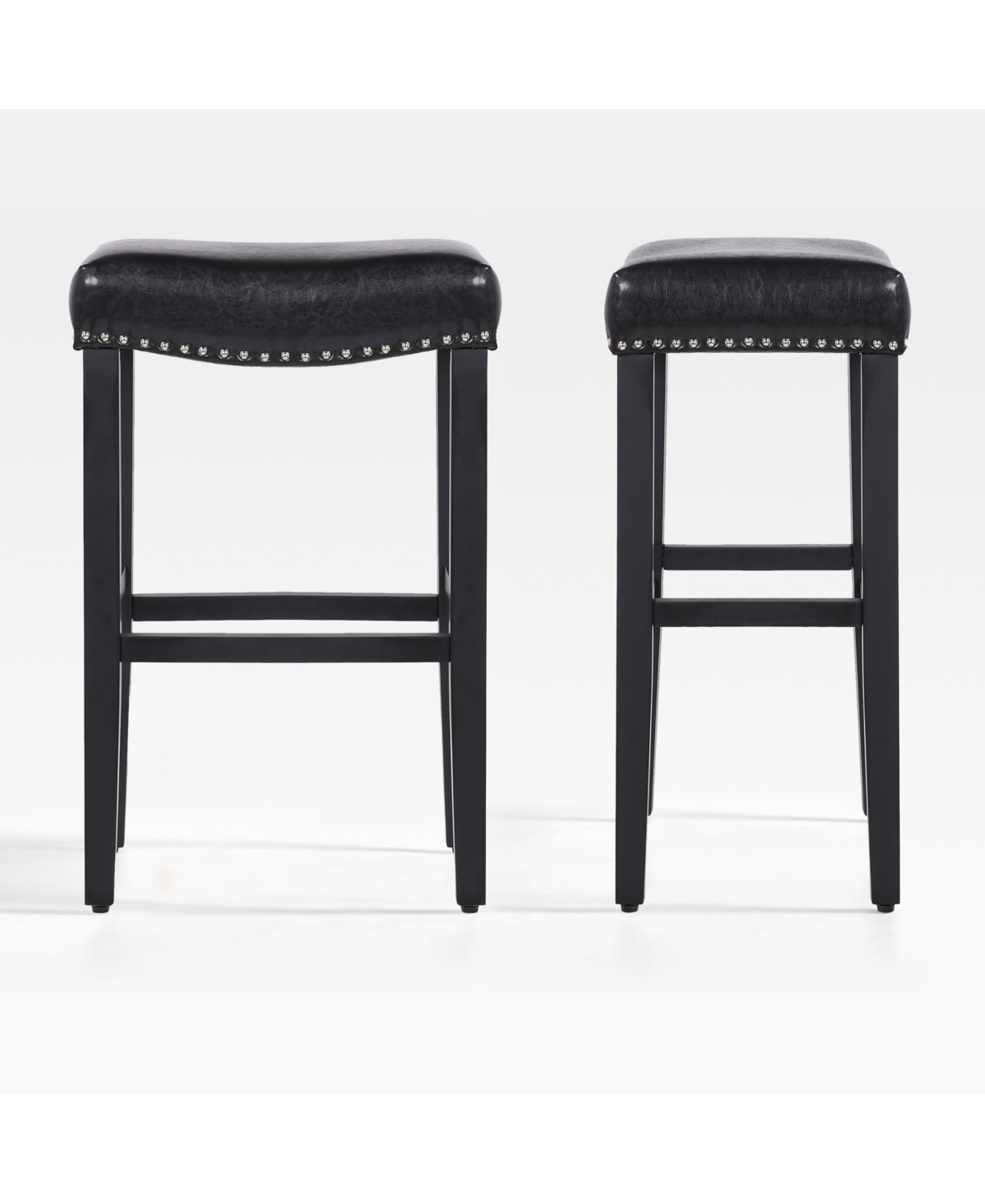 Click here for 29 Upholstered Saddle Seat Faux Leather Bar Stool... prices
