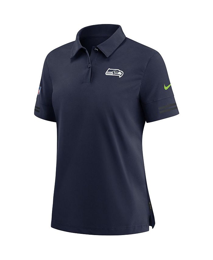 Nike Women's College Navy Seattle Seahawks Sideline Performance Polo ...
