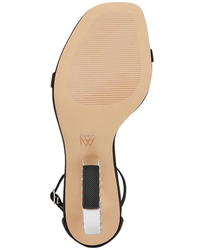 AAJ By Aminah Women's Eyen Architectural Heel Dress Sandals - Macy's