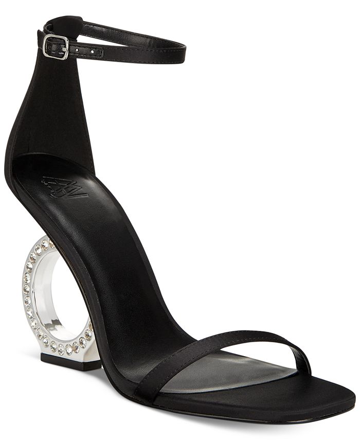 AAJ By Aminah Women's Eyen Architectural Heel Dress Sandals - Macy's