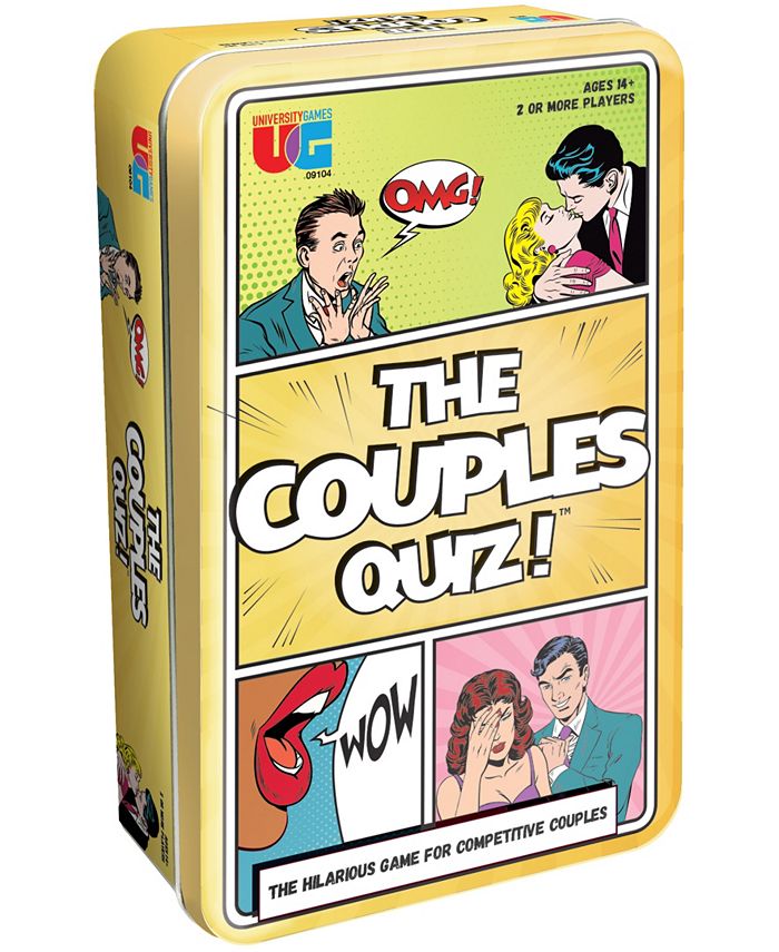 University Games The Couples Quiz Tin Set, 254 Piece - Macy's