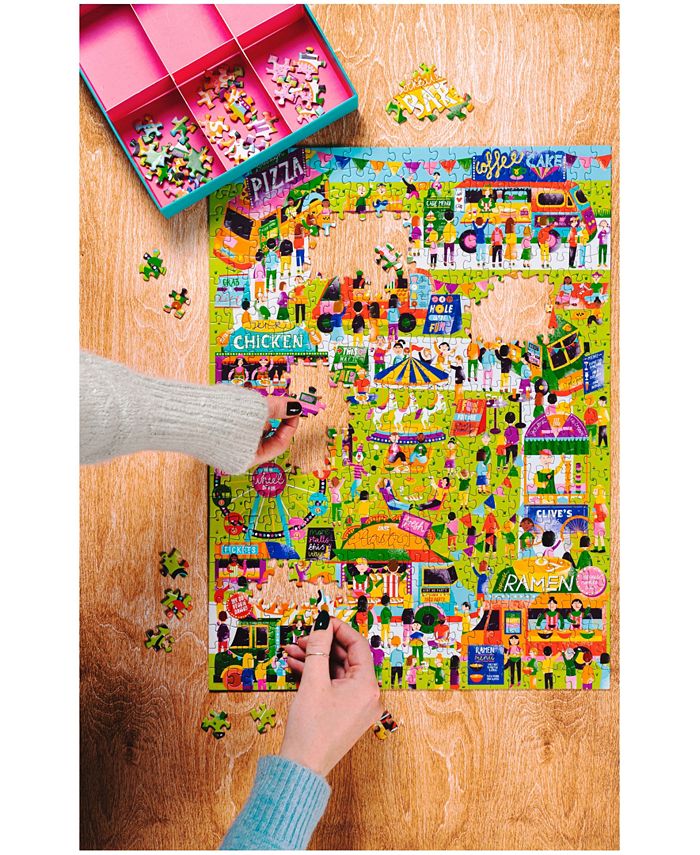 Professor Puzzle Food Trucks Jigsaw Puzzle Set, 502 Pieces - Macy's