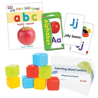Kaplan Early Learning Learning About Letters Learning Kit - Bilingual ...
