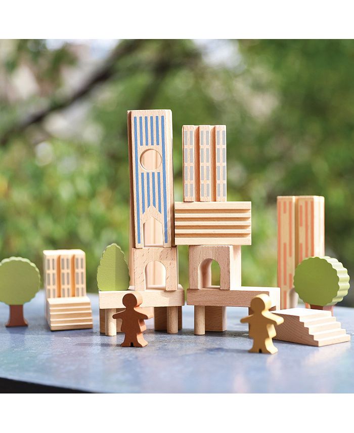 Kaplan Early Learning Big City Building Blocks - Set of 36 - Macy's