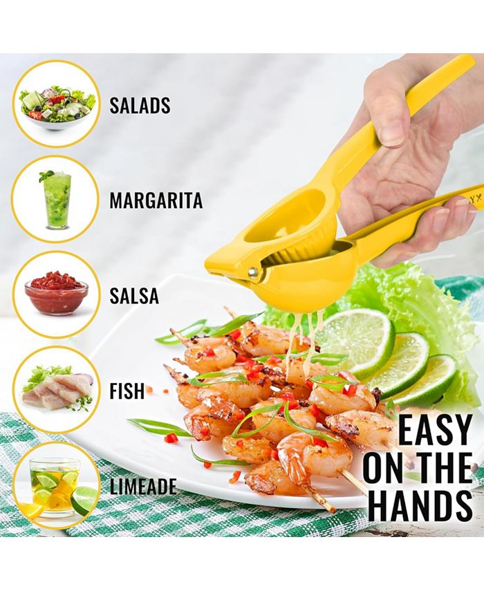 Zulay Kitchen Handheld Aluminum Single Bowl Lemon Squeezer (Green) - Macy's