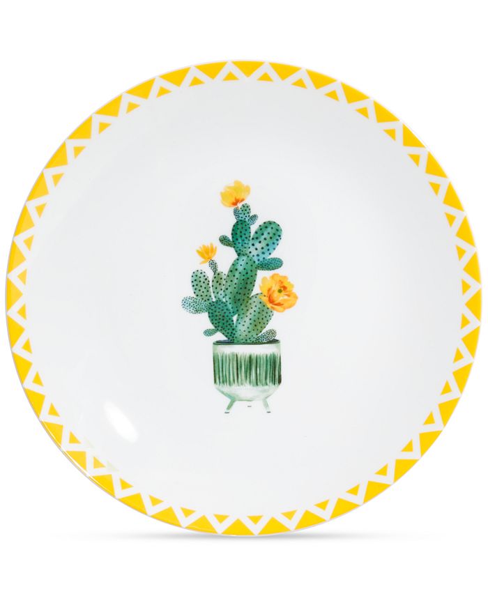 The Cellar Southwest Cactus Salad Plates, Set of 4, Created for Macy's ...
