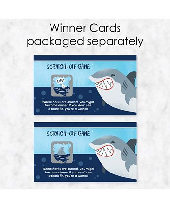 Big Dot of Happiness Shark Zone - Jawsome Shark Viewing Week Party Game ...