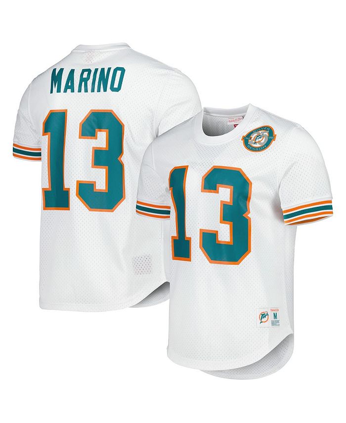 Mitchell & Ness Men's Dan Marino White Miami Dolphins Retired Player ...