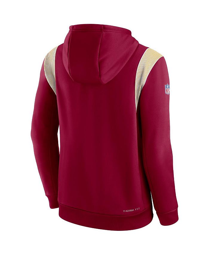 Nike Men's Burgundy Washington Commanders Sideline Athletic Stack ...