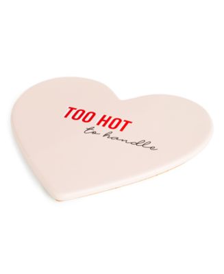 The Cellar Too Hot Heart Ceramic Trivet, Exclusively at Macy's - Macy's