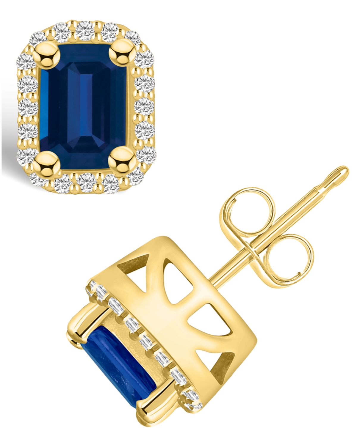 Click here for Macys Sapphire (1-3/8 Ct. t.w.) and Diamond (1/5 C... prices
