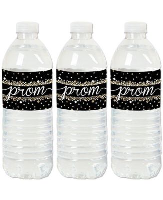 Prom - Prom Night Party Water Bottle Sticker Labels - Set of 20 - Macy's