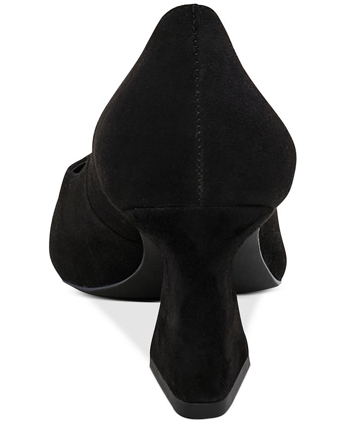 Vince Camuto Women's Hailenda Pointed-Toe Flare-Heel Pumps - Macy's