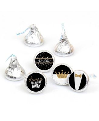 Prom - Round Candy Prom Night Sticker Favors - Party Decor (1 sheet of ...