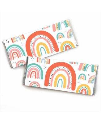 Hello Rainbow Candy Bar Wrapper Boho Baby Shower & Birthday Party ...