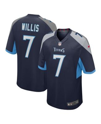 Nike Men's Malik Willis Navy Tennessee Titans 2022 NFL Draft Pick ...
