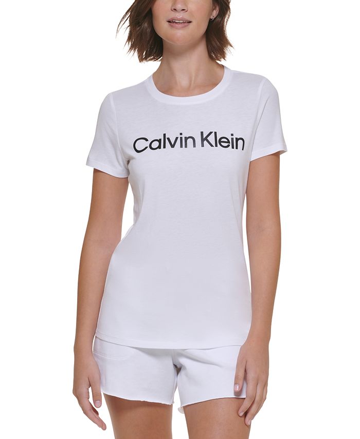 Calvin Klein Women's Logo T-Shirt - Macy's