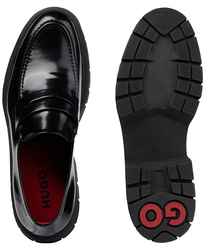 Hugo Boss Men's Denzel Leather Penny Loafer - Macy's