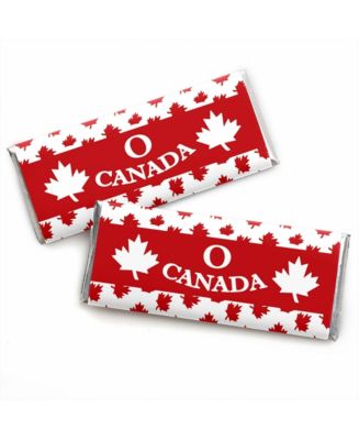 Canada Day - Candy Bar Wrapper Canadian Party Favors - Set of 24 - Macy's