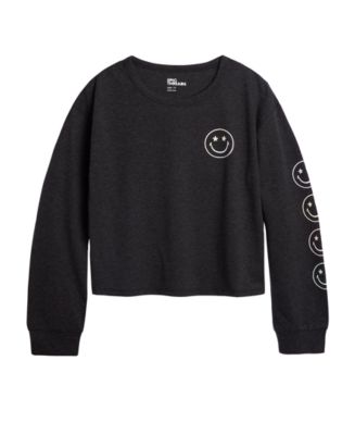 Big Girls Smiley Face Graphic T-shirt, Created For Macy's - Macy's