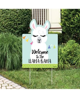 Big Dot of Happiness Whole Llama Fun - Party Decorations - Llama Fiesta ...