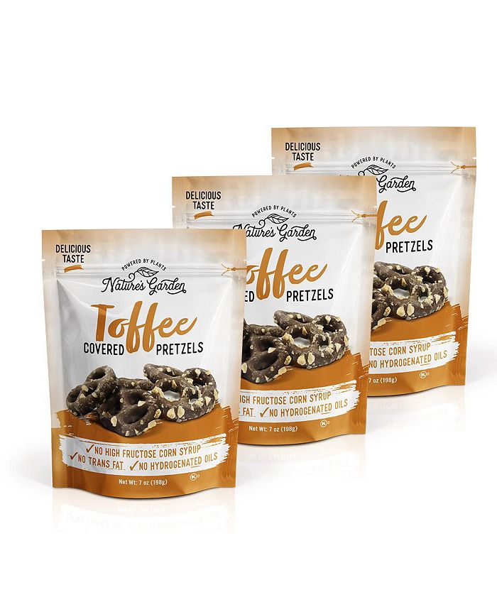 Nature's Garden Toffee Covered Pretzels - Pack of 3 - Macy's