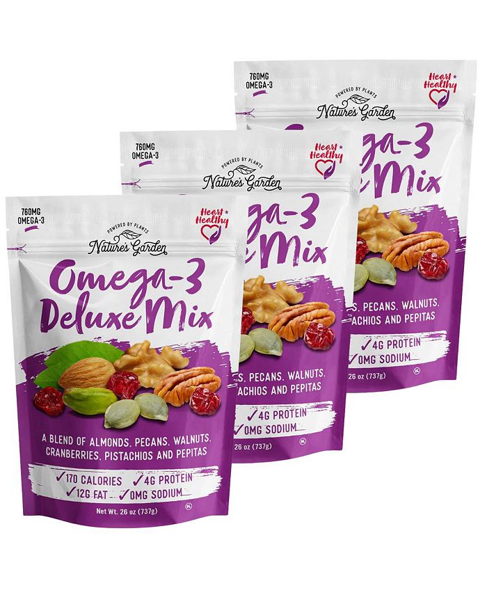 Nature's Garden Omega-3 Deluxe Mix - Pack of 3 - Macy's