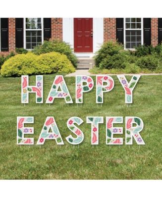 Big Dot of Happiness Happy Easter - Outdoor Lawn Decor - Holiday Party ...